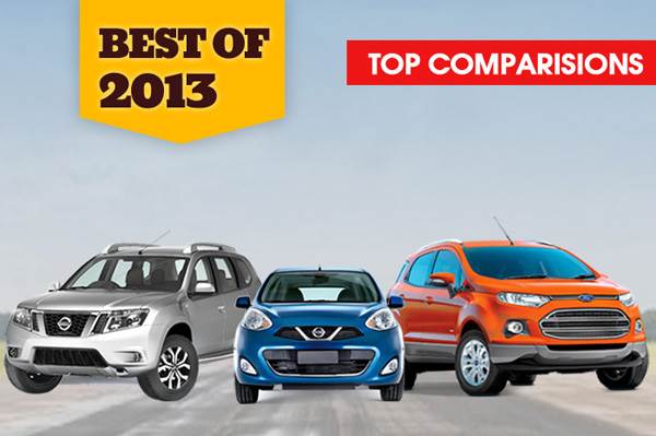 Best of 2013: Top 10 car comparisons | Autocar India