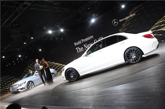 New Mercedes C-class revealed at Detroit Motor show 2014 | Autocar India
