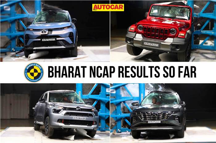 Tata Curvv, Bharat NCAP results, Tata Nexon, Punch EV, citroen basalt ...