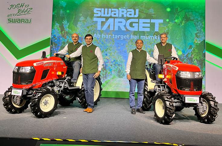 Swaraj launches 'Target' range of light tractors aimed at growing horticulture segment | Autocar ...