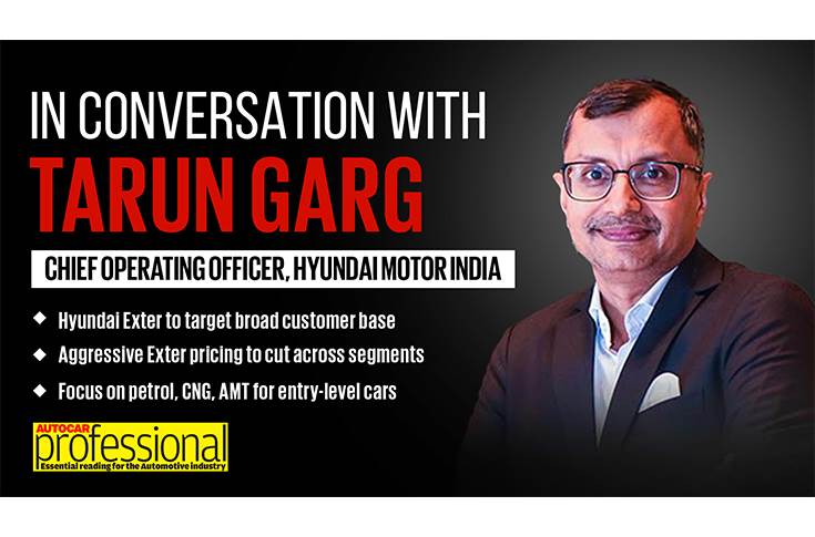 Video Interview: Tarun Garg, COO, Hyundai Motor India | Autocar Professional