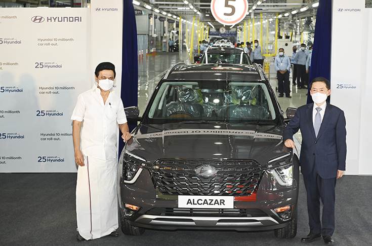 Hyundai India rolls out its 10 millionth car after 273 months | Autocar Professional