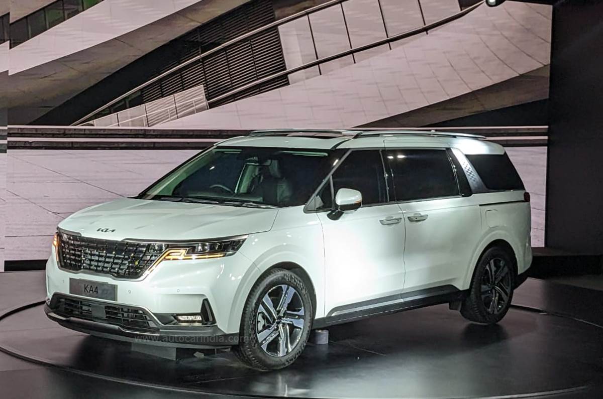 Kia KA4 (Carnival) at Auto Expo 2023: exterior images | Autocar India