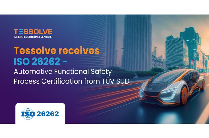 Tessolve achieves ISO 26262 functional safety certification from TÜV ...