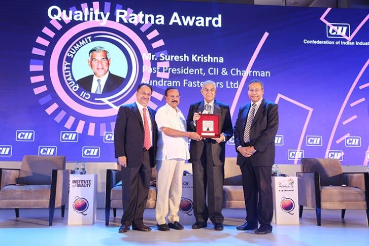 Sundram Fasteners' Suresh Krishna conferred CII's 'Quality Ratna' award ...