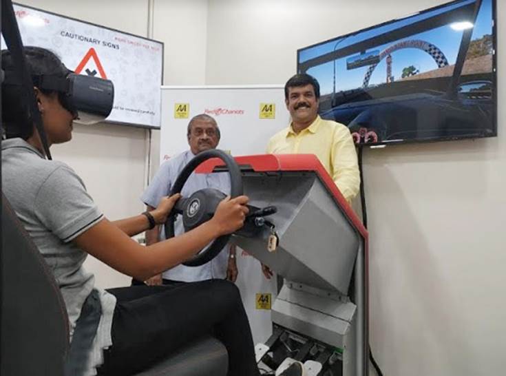 5G VR-based driver training simulator centre opens in Chennai | Autocar ...