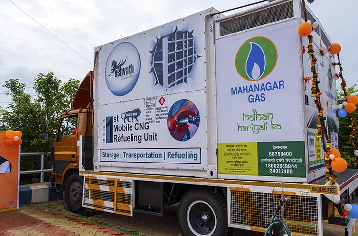 Uttam Group launches mobile CNG refuelling unit, Ashvath | Autocar ...