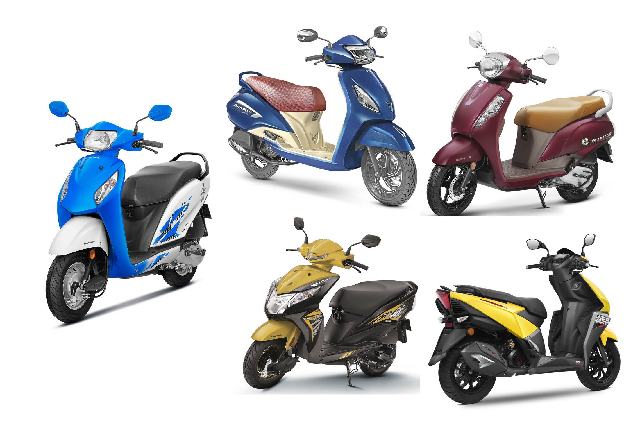 Top 10 Scooters – October 2019 | Activa, Jupiter and Access deliver ...