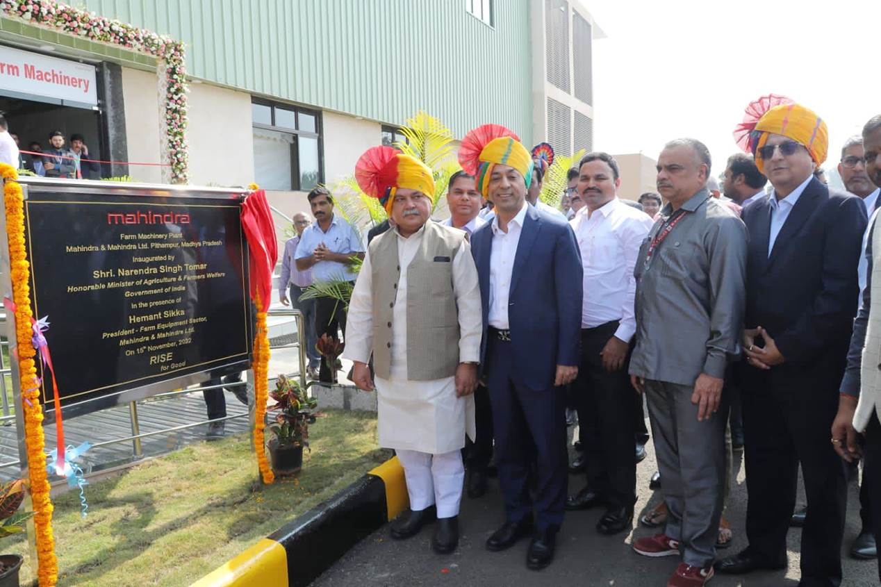 Mahindra & Mahindra opens dedicated farm machinery plant in Pithampur ...
