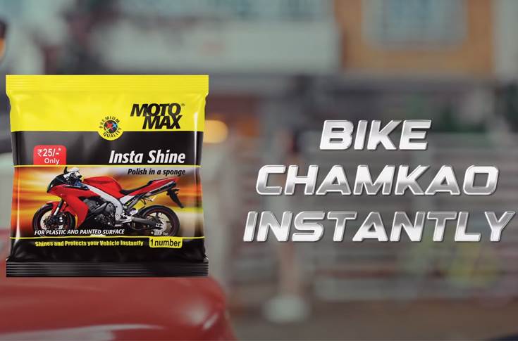 Pidilite launches new campaign for Motomax Insta Shine | Autocar ...