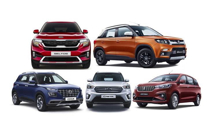 Top 5 UVs – October 2019 | Kia Seltos becomes India's No. 1 UV within 3 ...