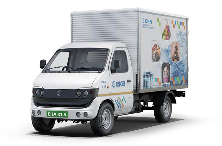 EKA Mobility unveils India’s first 1.5-tonne electric LCV range at ...