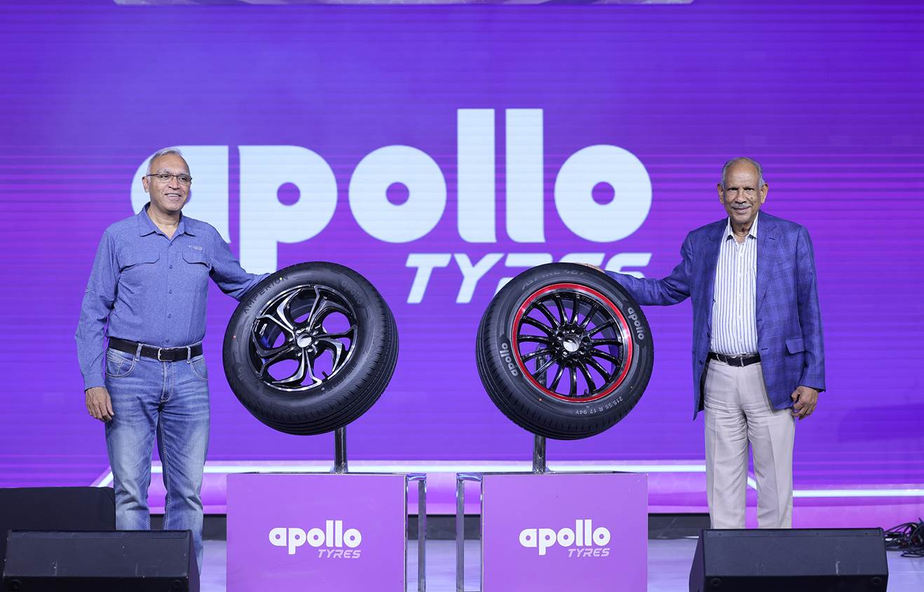 Apollo Tyres develops car and SUV tyres with 75% sustainable materials ...