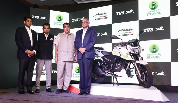 TVS Motor launches India’s first ethanol-powered bike | Autocar ...