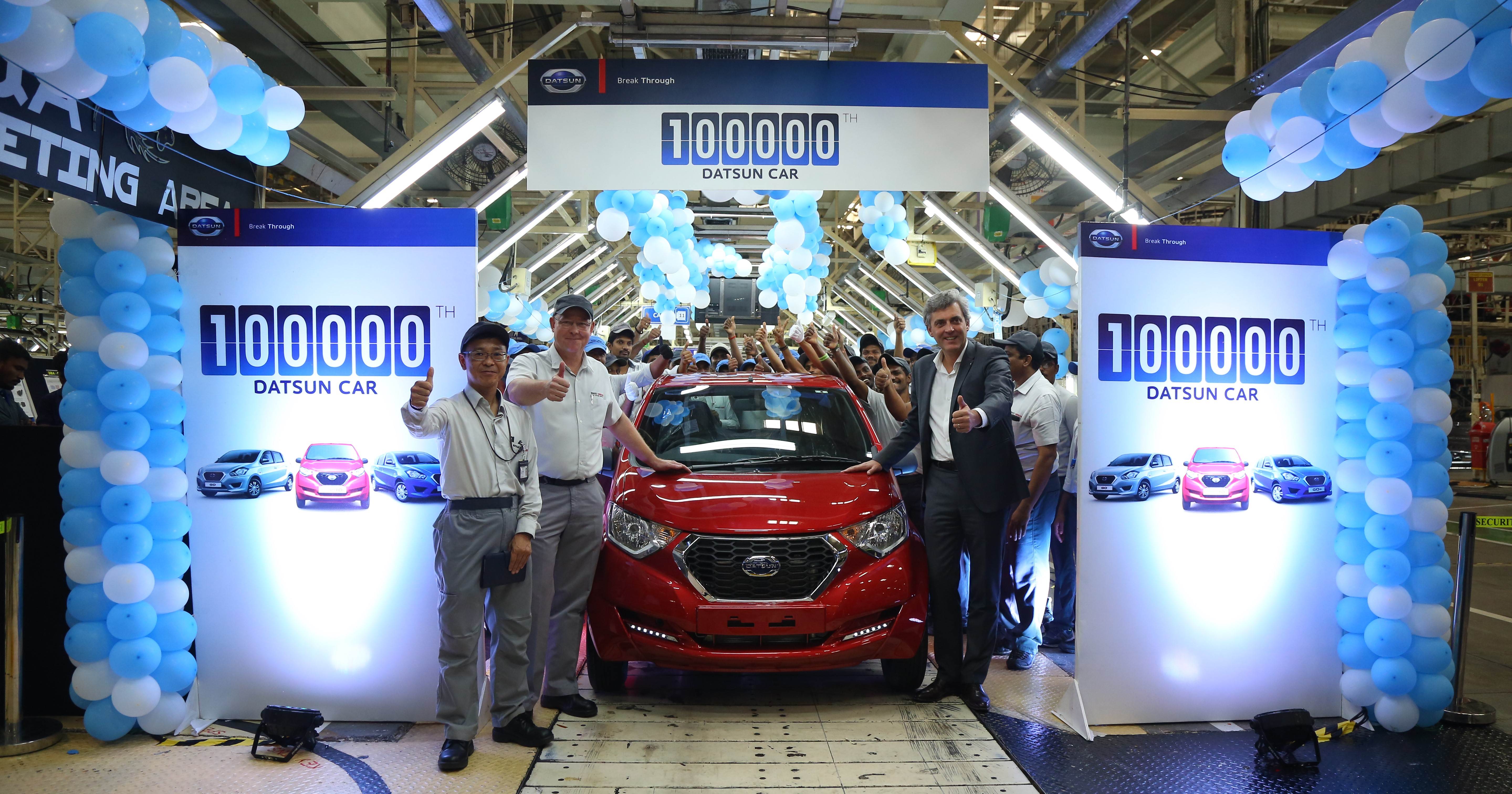 Datsun rolls out its 100,000th made-in-India car | Autocar Professional