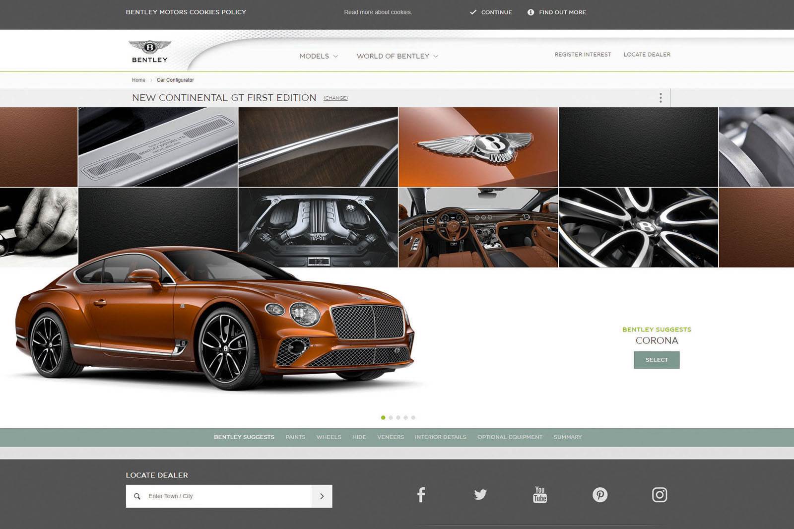 Online car configurators: the firm that lets you build your own Bentley ...