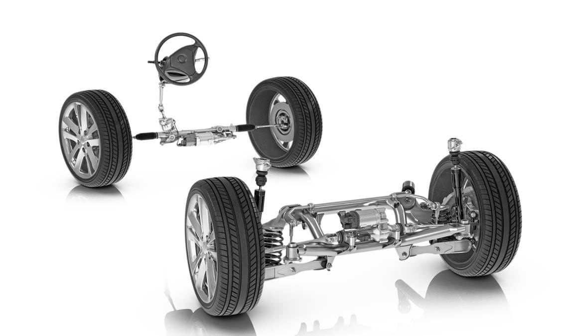 ZF develops prototype with combined front and rear axle steering ...