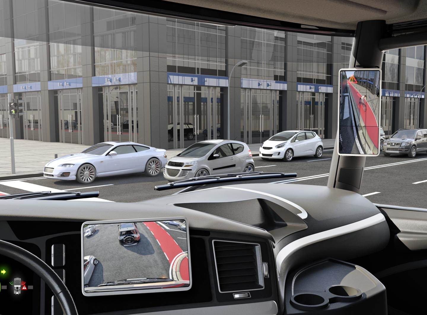 Continental develops digital side-view mirror without split screen ...