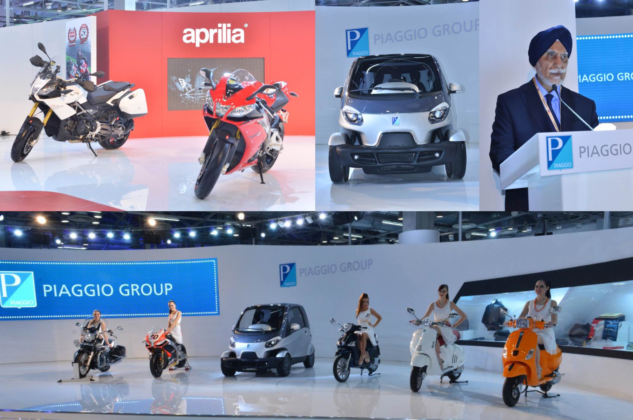 Auto Expo 2014: Piaggio Group flexes muscle with tech, products and ...
