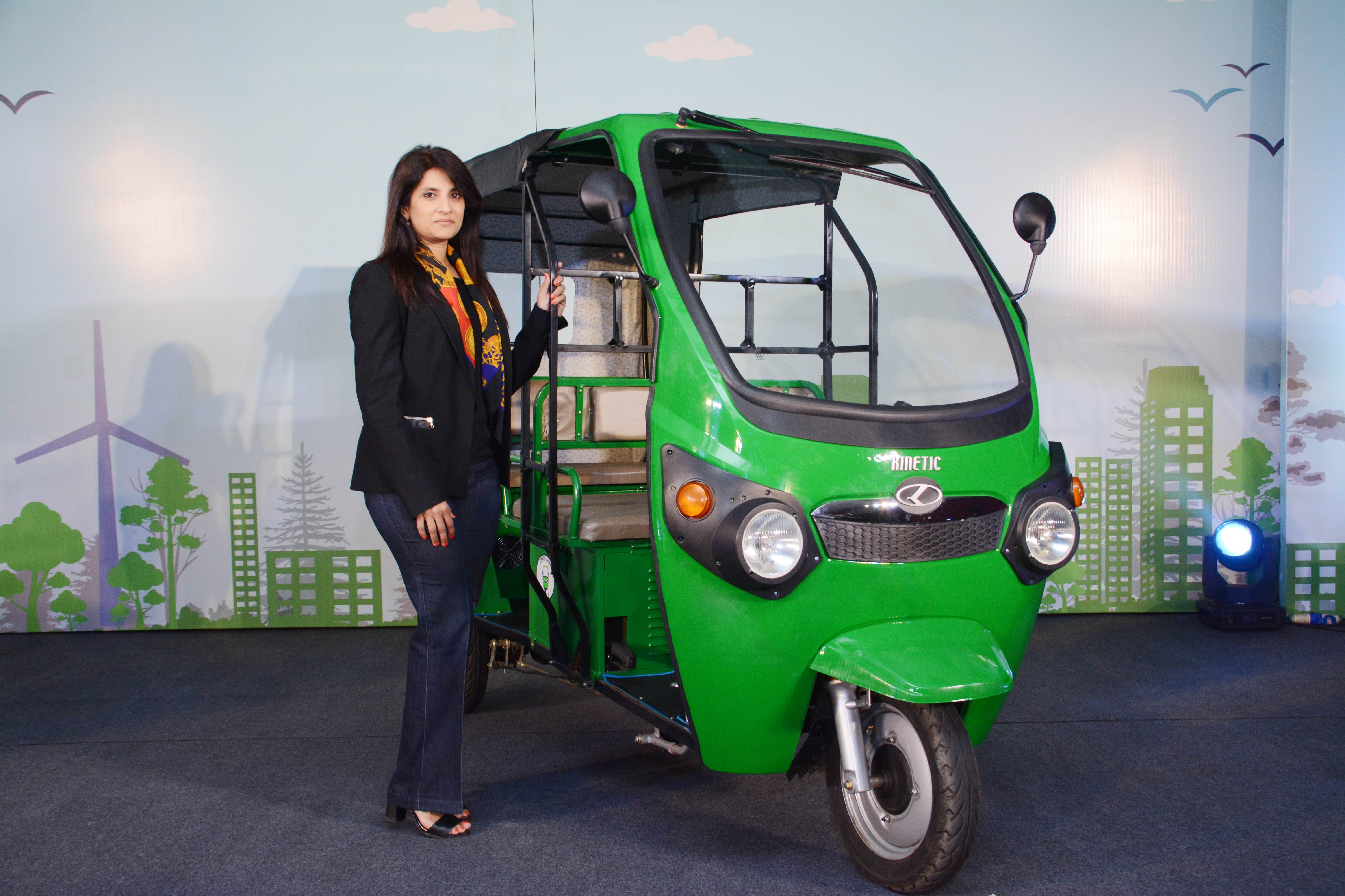 Kinetic Green launches electric rickshaw with lithium ion battery ...