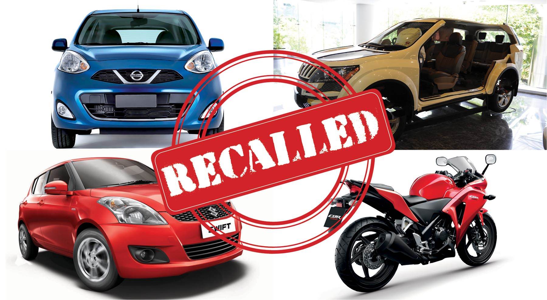 Vehicle recalls in India cross the one-million mark | Autocar Professional