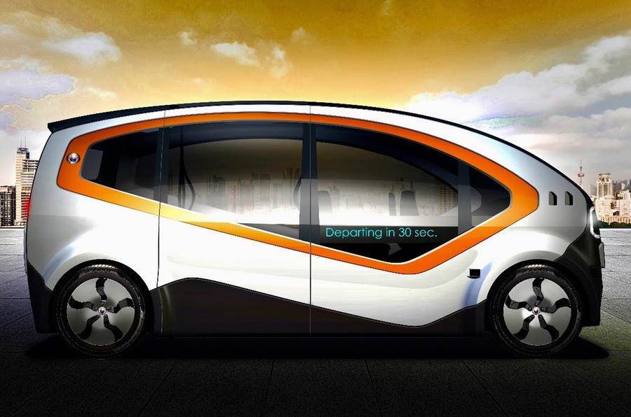 Fisker Orbit autonomous electric shuttle to use in-wheel motors ...