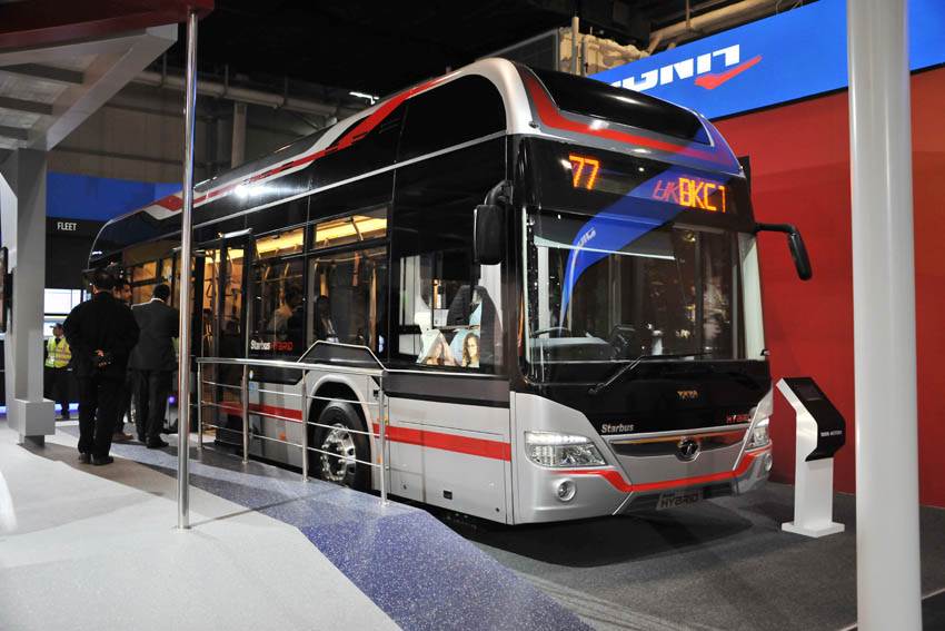 Tata School Bus Side View