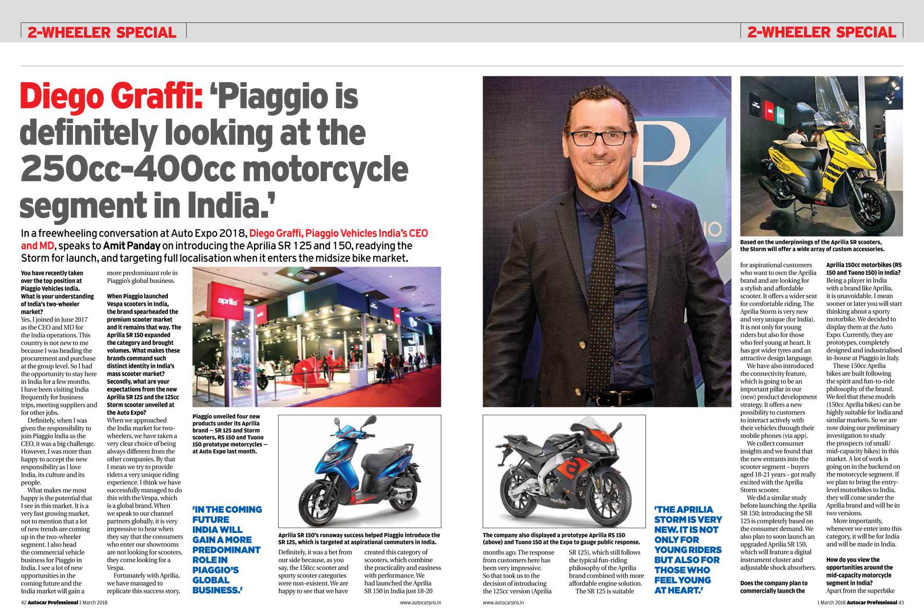 Autocar Professional, March 1 issue – Two-Wheeler Special – is out ...