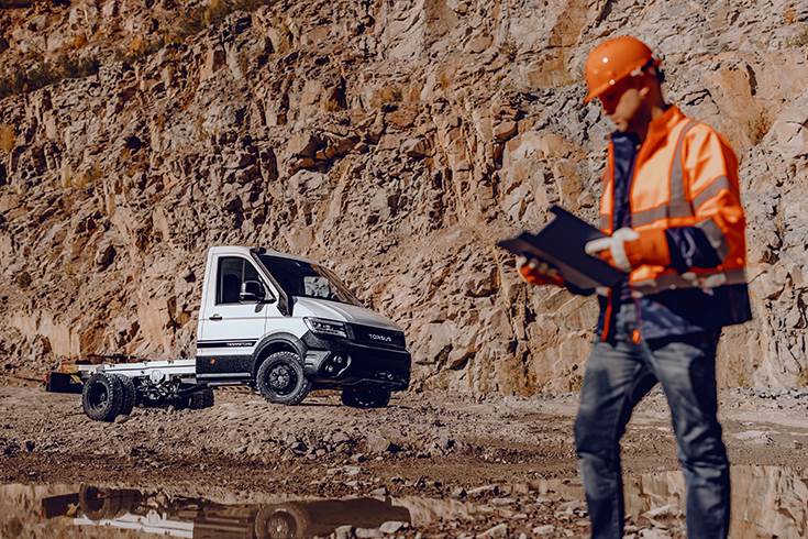 Torsus unveils versatile heavy-duty Terrastorm Chassis off-road truck ...