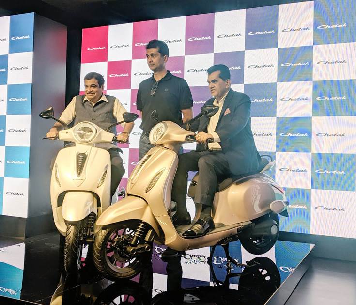 Bajaj Auto reveals its first EV – the electric Chetak scooter | Autocar ...