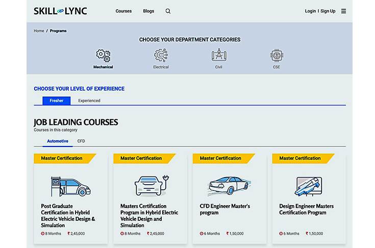 Skill-Lync's online EV design and simulation course attracts industry ...