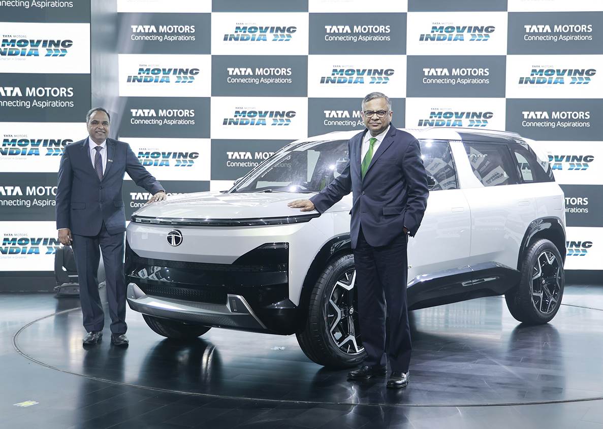 Tata Motors reveals Sierra and Harrier EV concepts, Curvv SUV-coupe in ...
