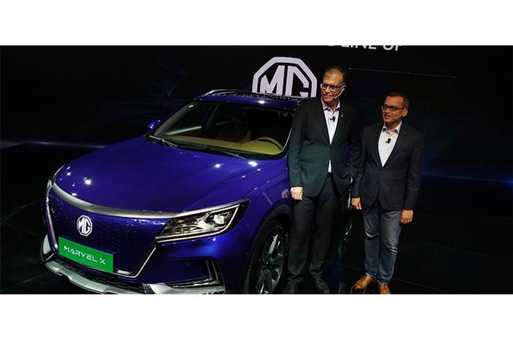 MG Motor showcases 14 cars including Marvel X at Auto Expo 2020 ...