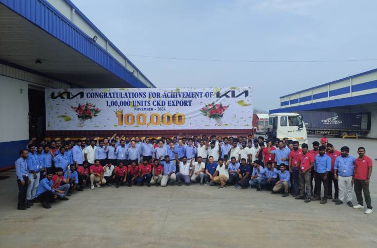 Kia India marks 1 Lakh CKD exports, targets doubling volumes by 2030 ...