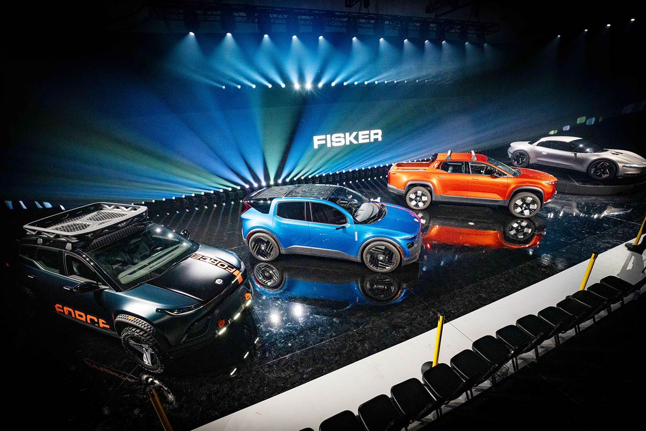 Fisker showcases four-model EV line-up till 2026 | Autocar Professional