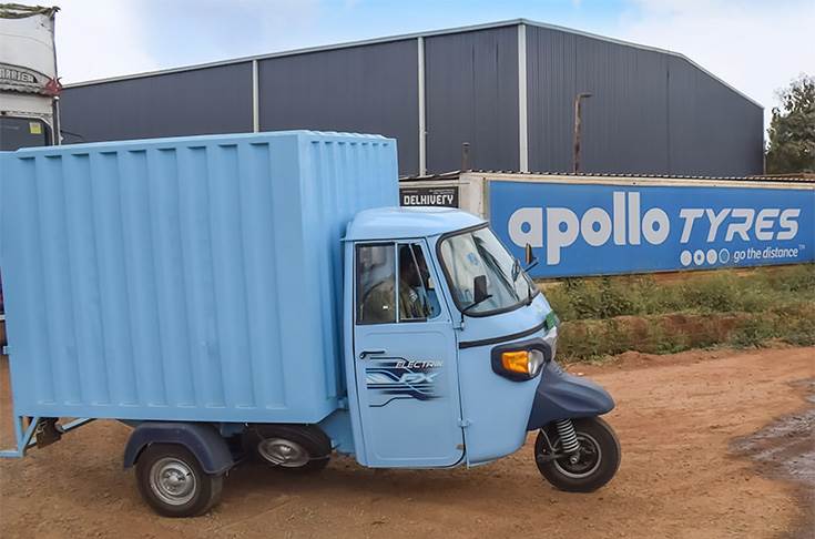 Apollo Tyres deploys EVs for last mile delivery | Autocar Professional
