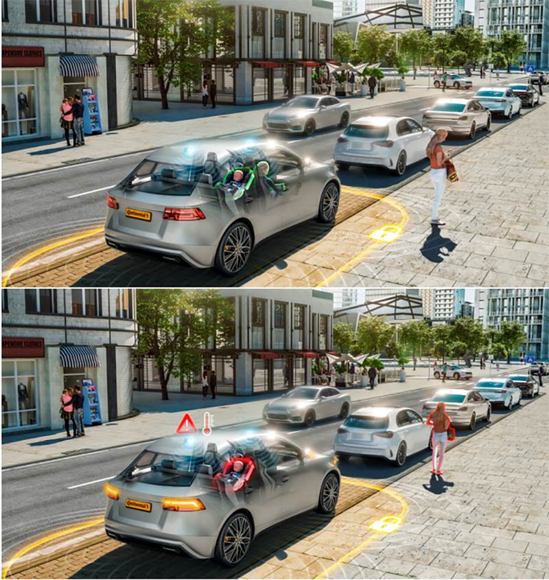 Continental develops advanced child-presence detection system | Autocar ...