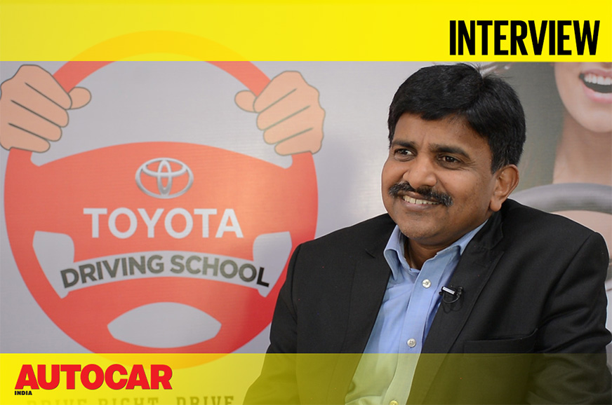 N Raja Interview at Toyota Driving School, Mumbai video | Autocar India