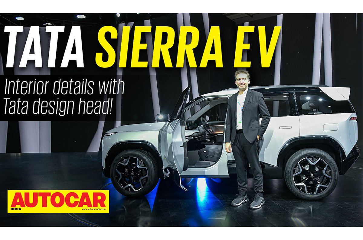 Auto Expo 2023: Tata Sierra EV detailed walkaround with design head ...