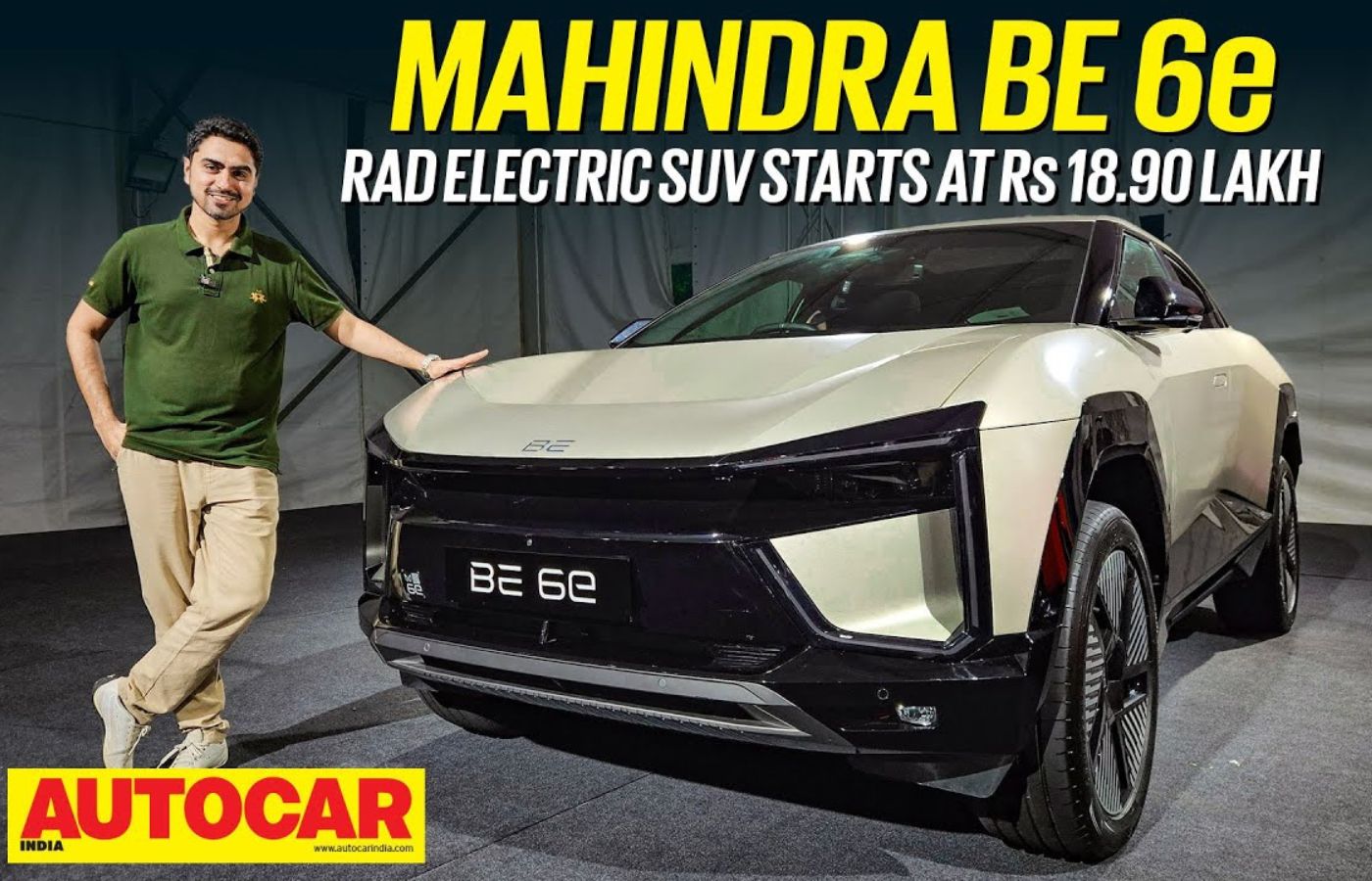 Mahindra BE 6e video, walkaround, features, interior space and exterior ...