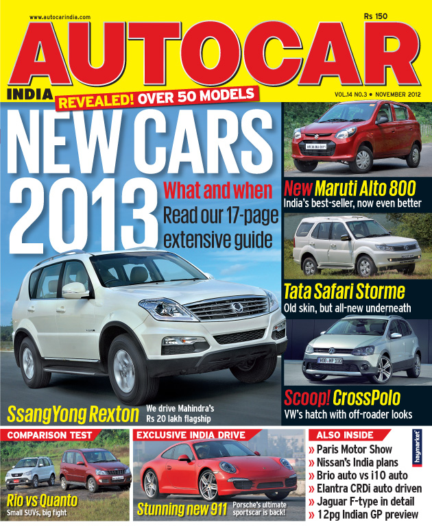 November 2012 Magazine | Autocar India