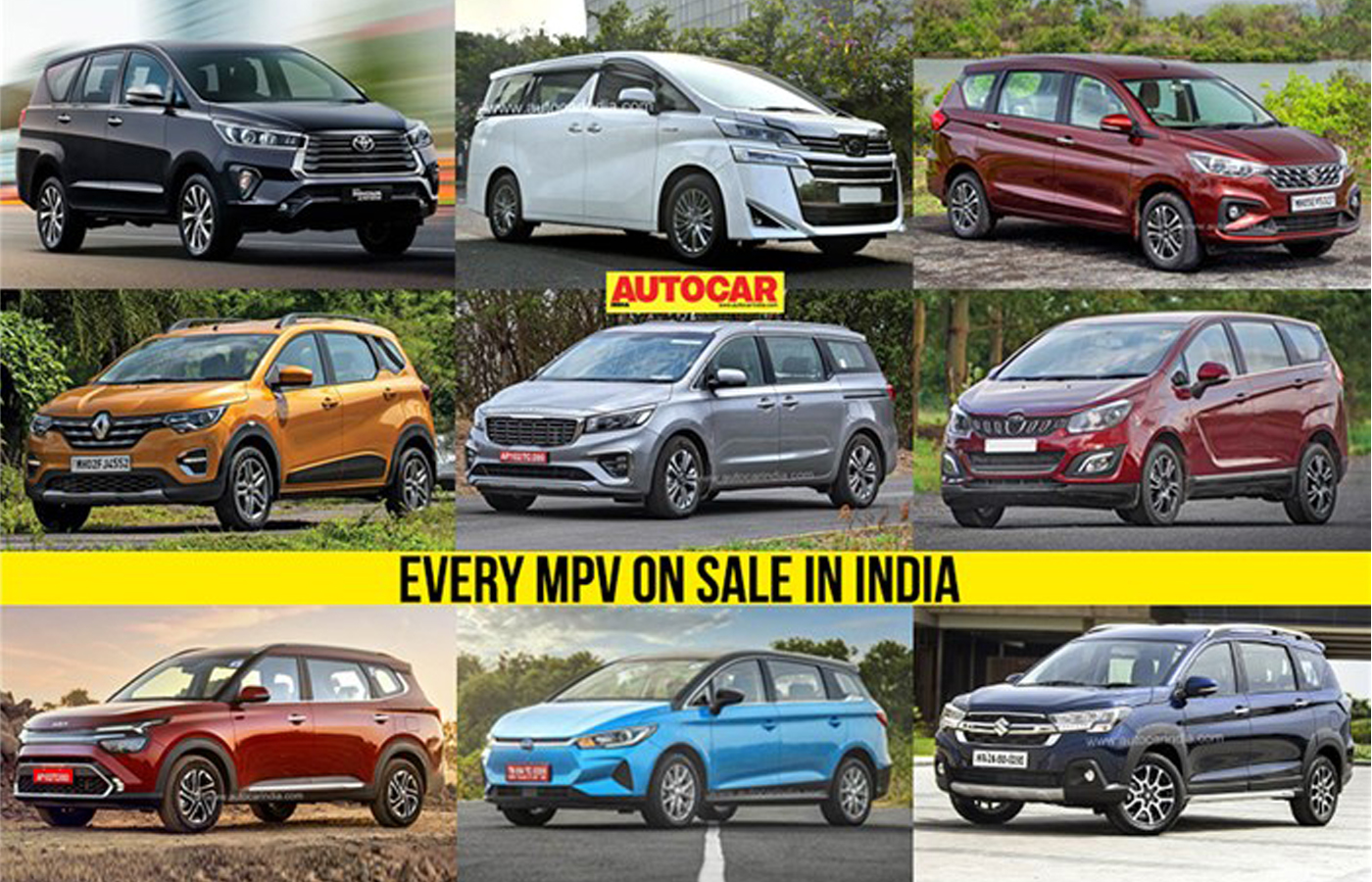 Every MPV on sale in India | Autocar India