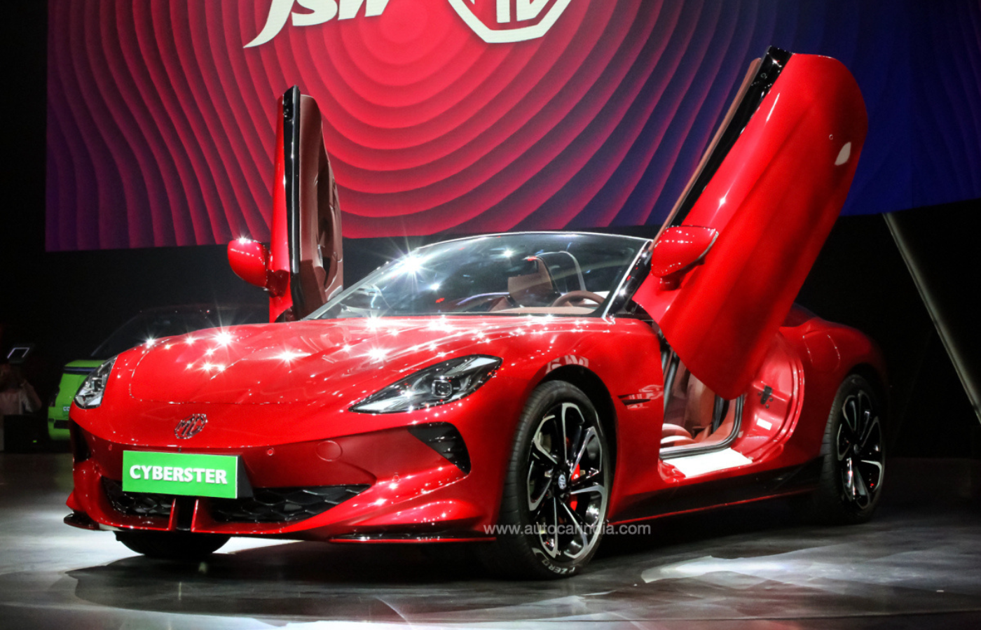 MG Cyberster India debut in pictures | Autocar India