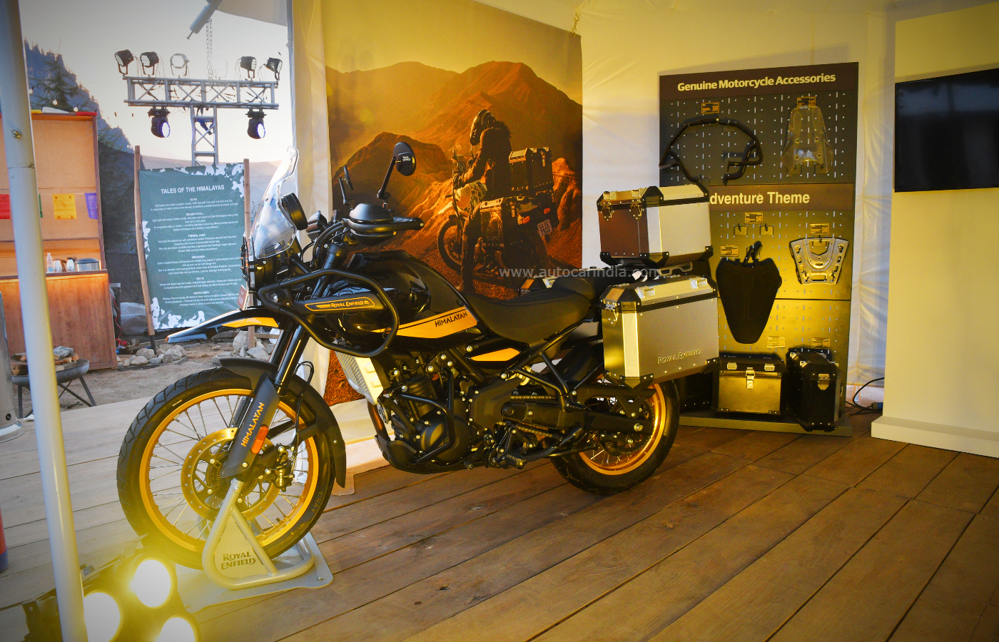 Himalayan 450 full accessory list | Autocar India