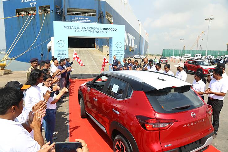 Nissan India exports its millionth car | Autocar Professional
