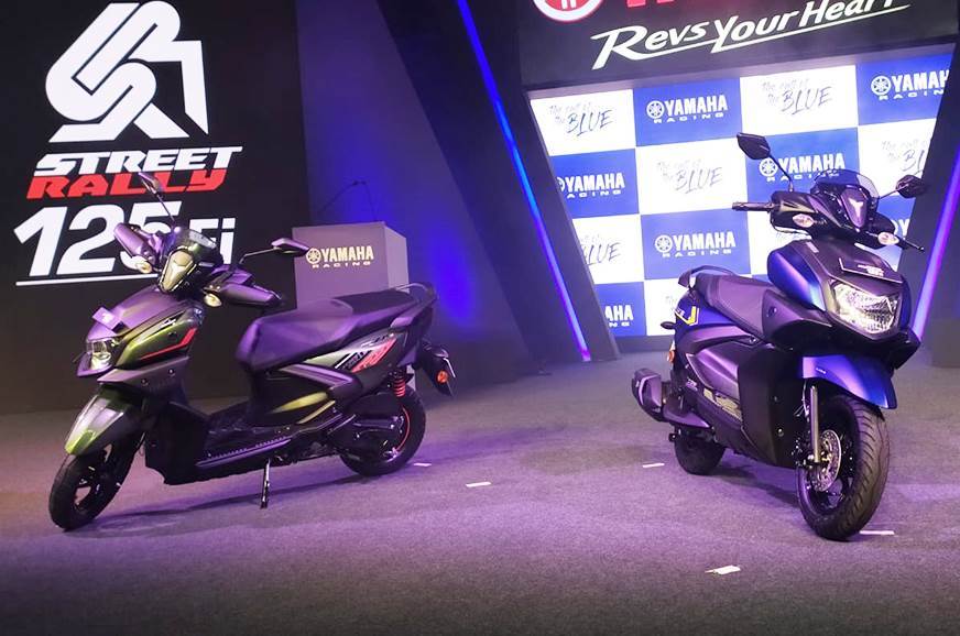 Yamaha unveils BS6 scooters - Ray ZR 125 and Ray ZR 125 Street Rally ...