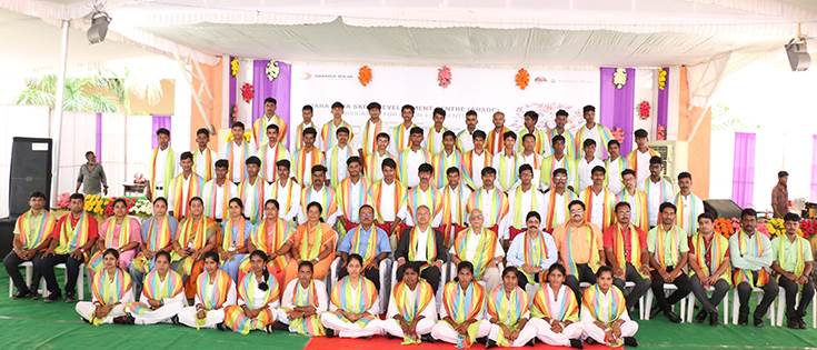 Amara Raja Skill Development Centre's eighth batch of students gets ...