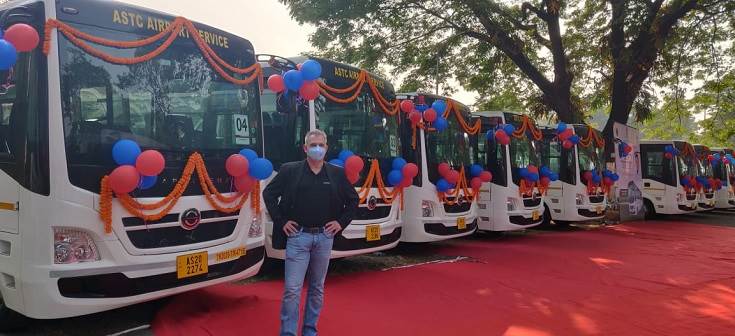 BharatBenz bags order for 20 AC Buses from Assam State Transport ...