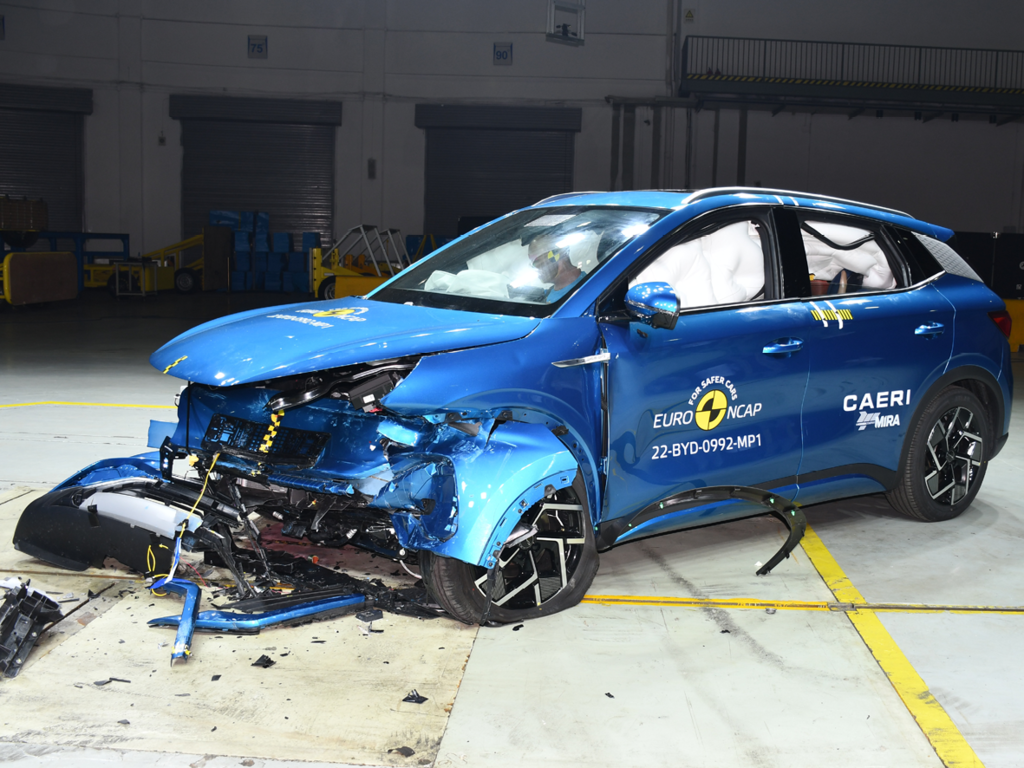 BYD Atto 3 EV gets five-star Euro NCAP crash test rating | Autocar ...