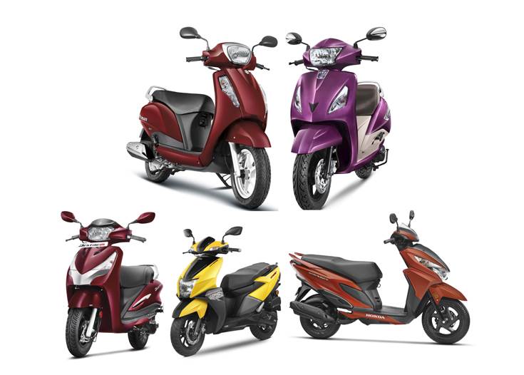 India's Best-Selling Scooters – January 2019 | Suzuki Access trumps TVS ...